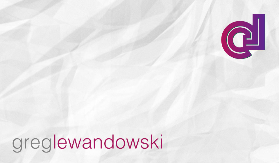 Greg Lewandowski | Portfolio